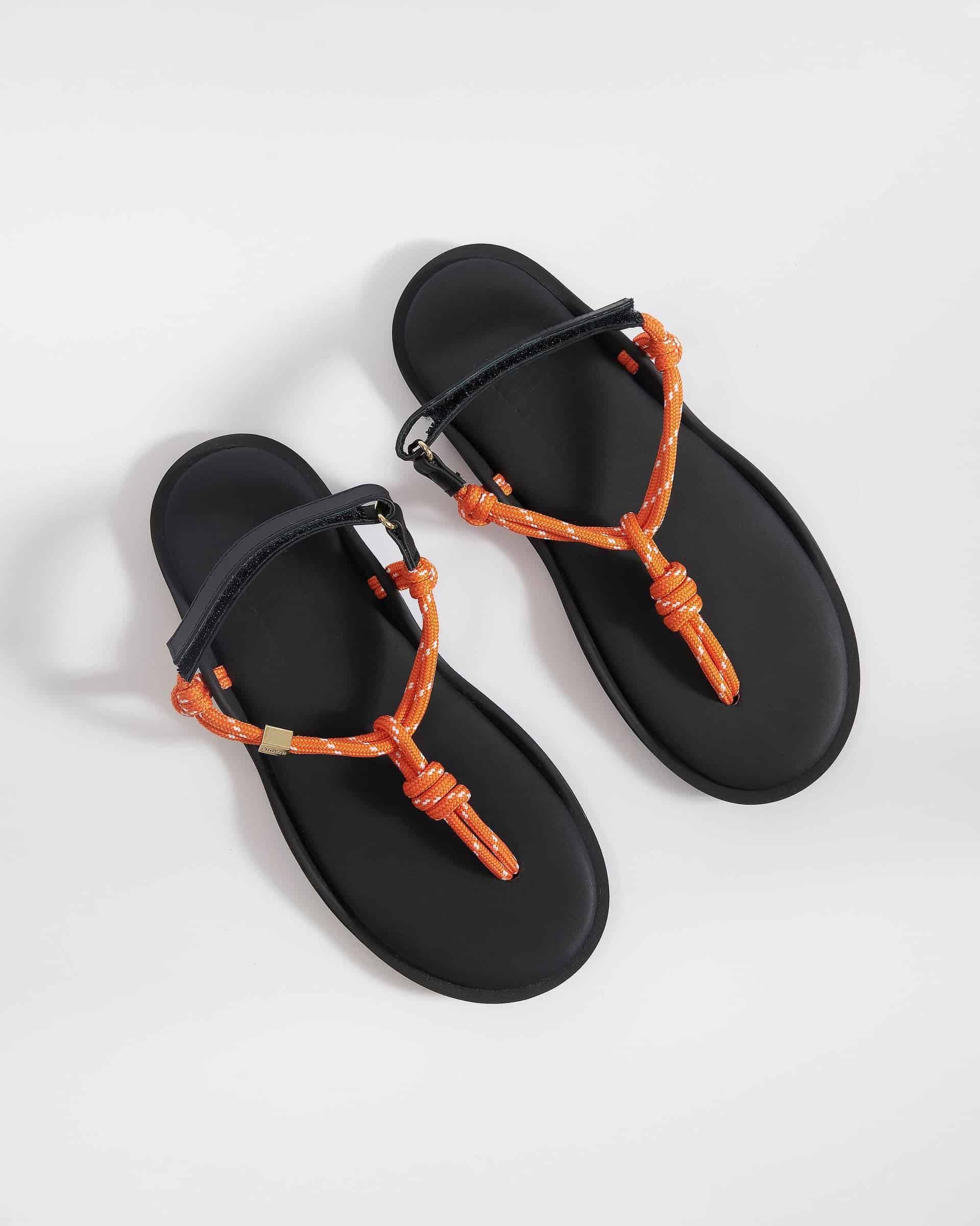 FLOWZE FLO TWIN ORANGE SANDALS - Karlitos